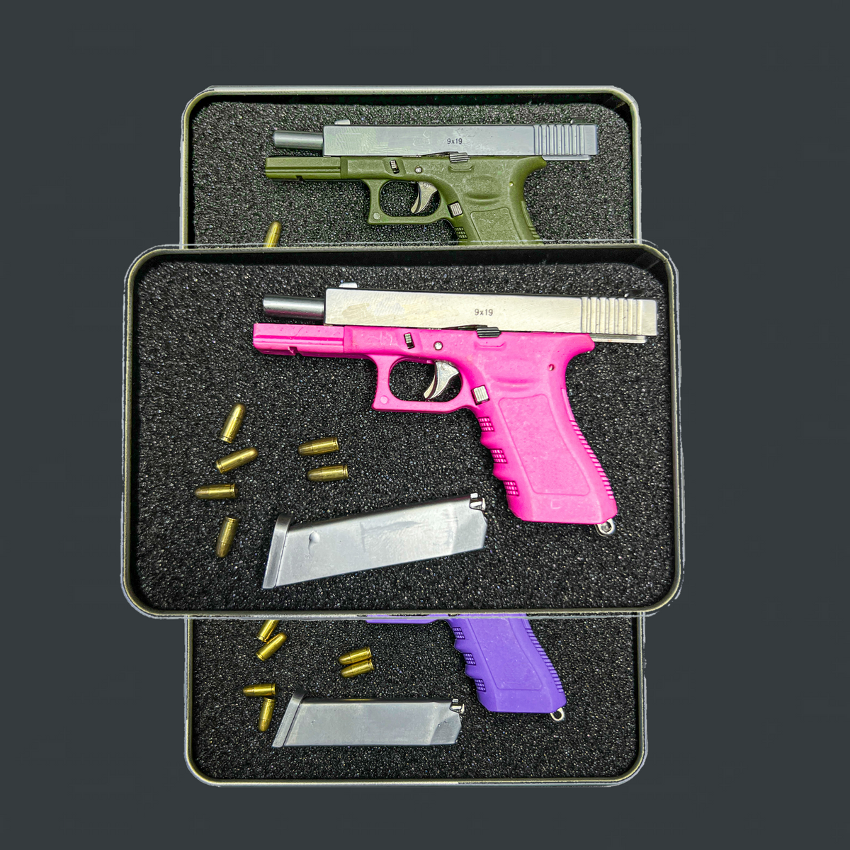 MINI GUN KEYCHAIN MODEL WITH BULLETS Trending Mini mini-gun-keychain-model-with-bullets-trending-mini